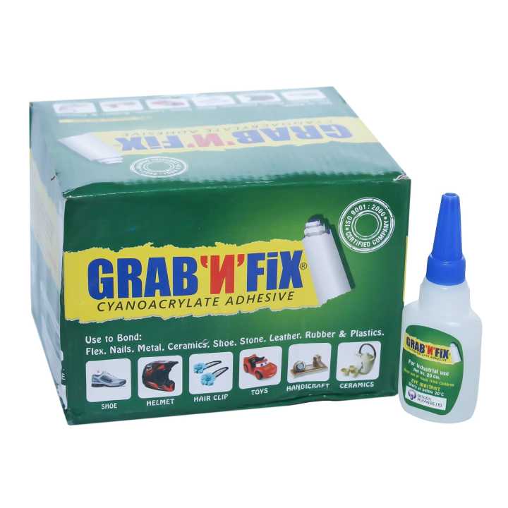 Grab 'N' Fix Cyanoacry Late Adhesive Glue Box | Daraz.com.np