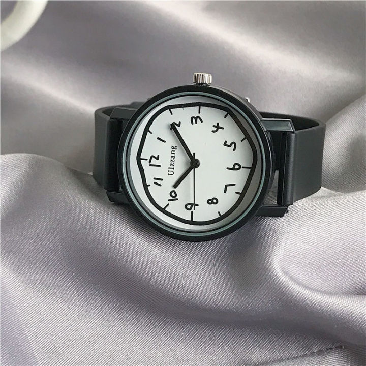 College Style Quartz Watch for High School Boys and Girls Couples Civil ...