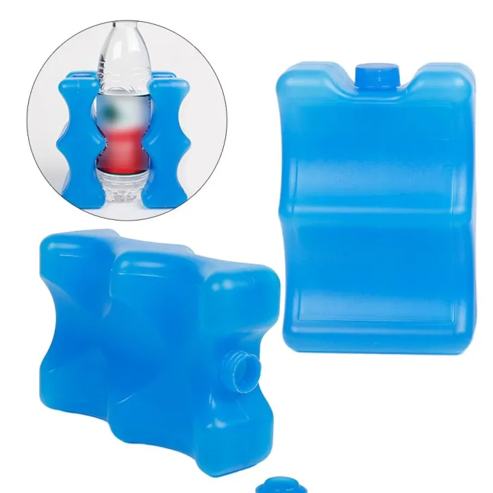 Reusable Picnic Travel Lunch Box Water injection Gel Freezer 350ml Ice ...