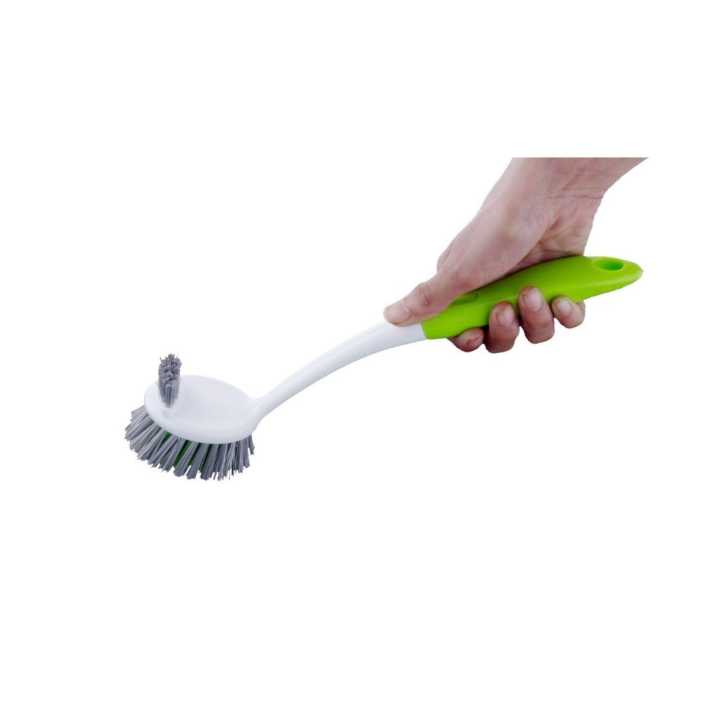 Kitchen Dish Wash Cleaning Handy Sink Scrub Brush 28Cm | Daraz.com.np