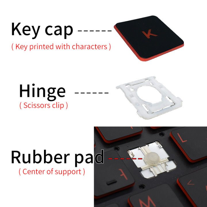 Replacement Keycap Key cap Scissor Clip Hinge For ASUS ROG Flow X13 ...