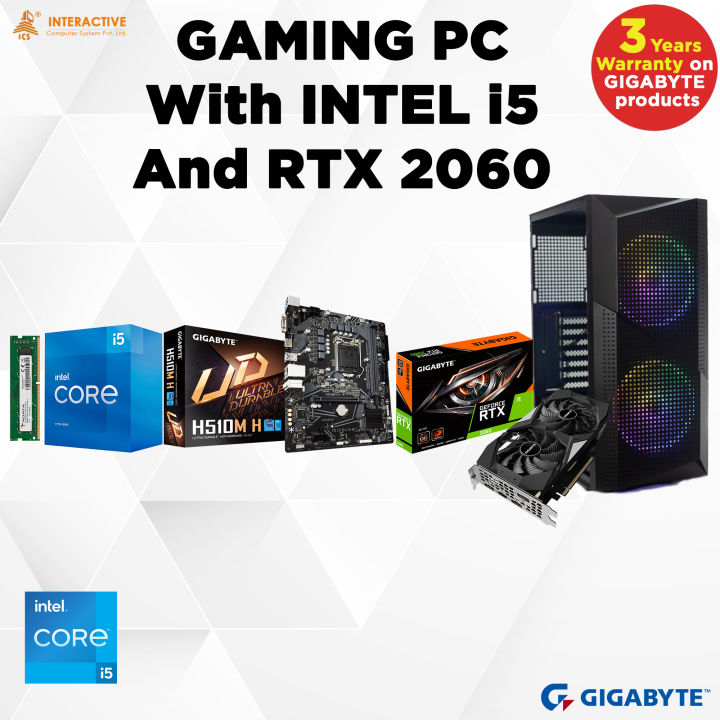 Gaming PC with Intel i5 and RTX 2060 | Daraz.com.np