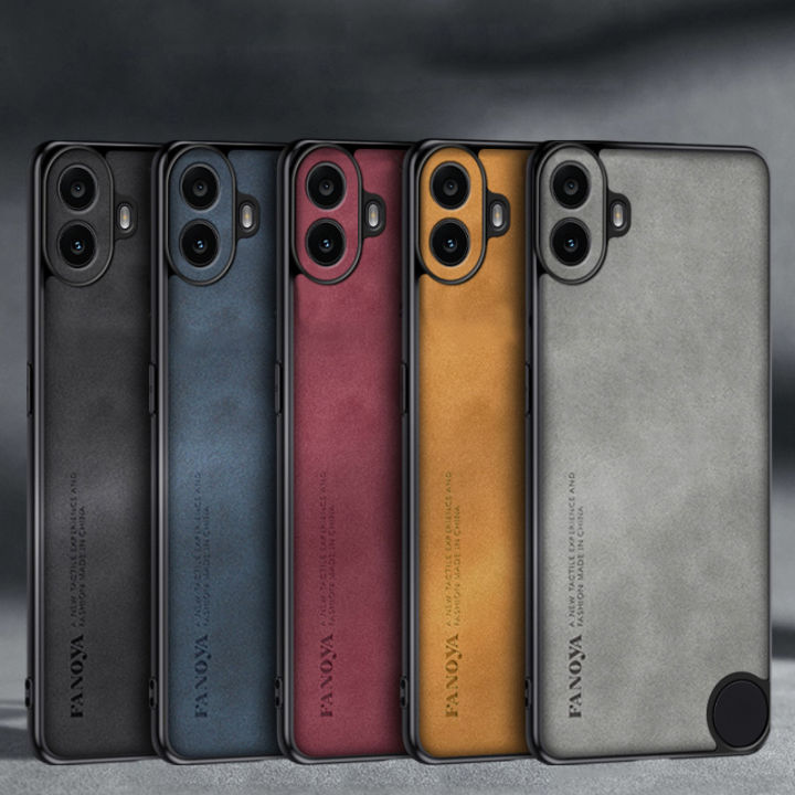 Vantime for Nothing CMF Phone 1 PU Case Lens Cover Matte Slim Back ...