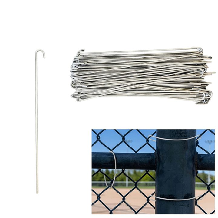 For Chain Link Fence Ties 100-Pack Heavy Duty Wire Fencing Tie Dog ...