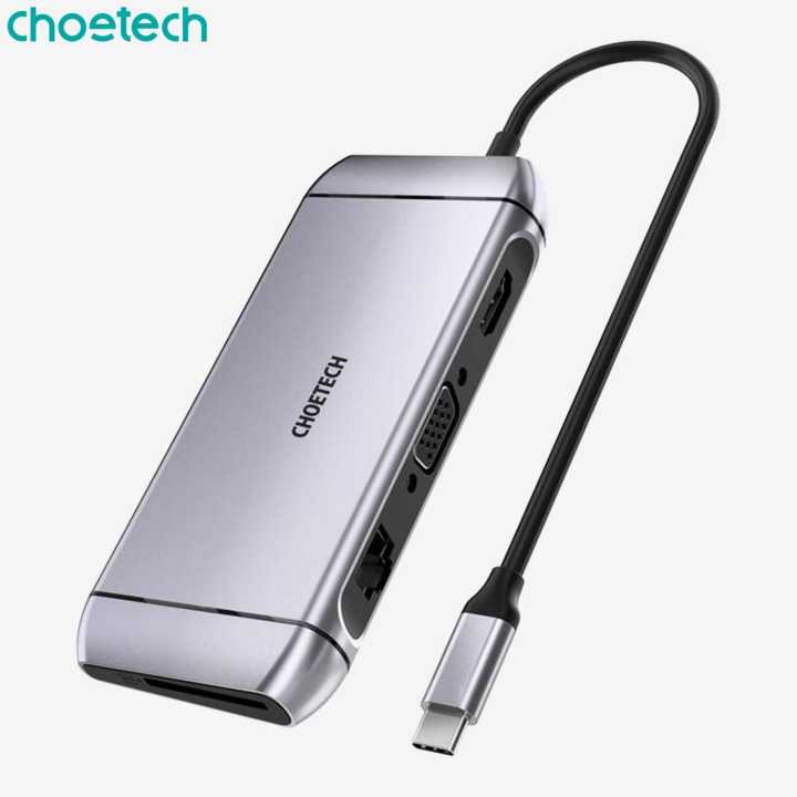 Choetech 9 in 1 USB C Adapter Hub | Daraz.com.np