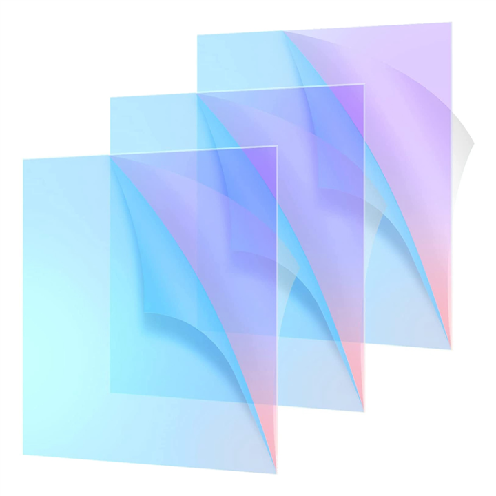 Colored Translucent Acrylic Board,8 x 12 Inch(3 Pack,2.6mm Thick ...