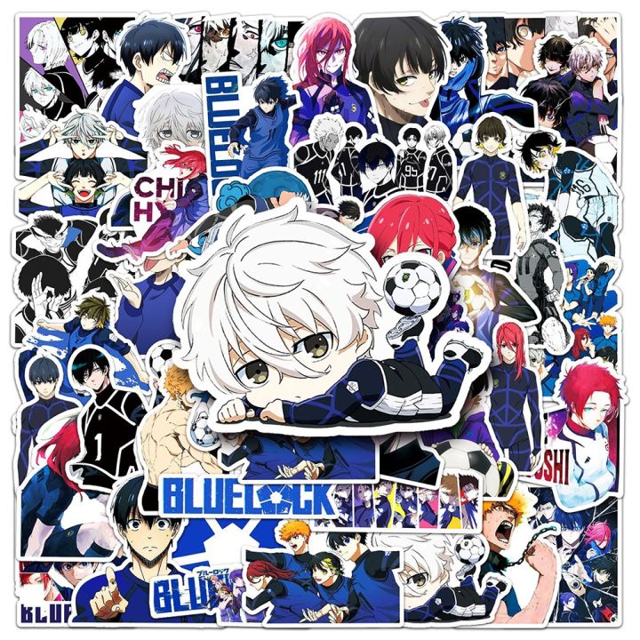 Vylon 10/30/50pcs Cool Nagi Bachira Blue Lock Stickers Isagi Chigiri ...