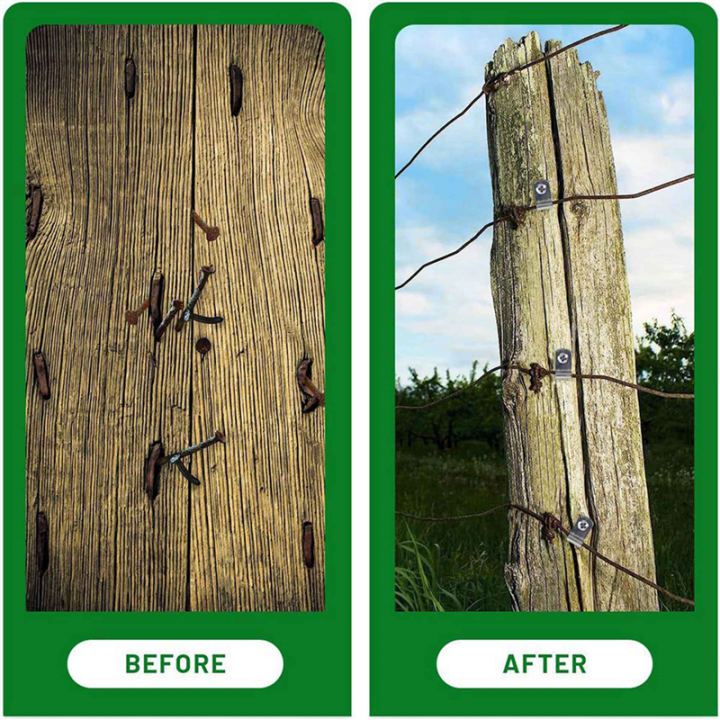 Fence Wire Fence Clips Agricultural Fencing Mounting Clips, Stainless ...