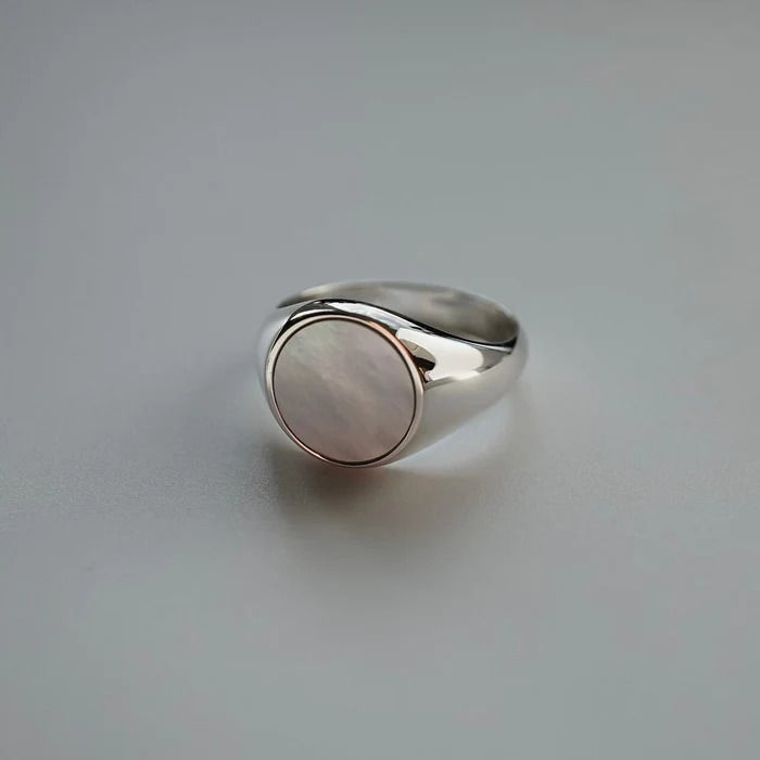 SILVER CONCEPT Pure Silver CP Round Ring For Men | Daraz.com.np