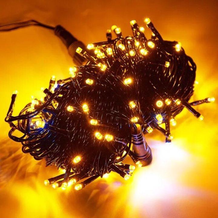 Tihar 100LED (Viral Golden Light) Festival Lights Decoration Lights ...