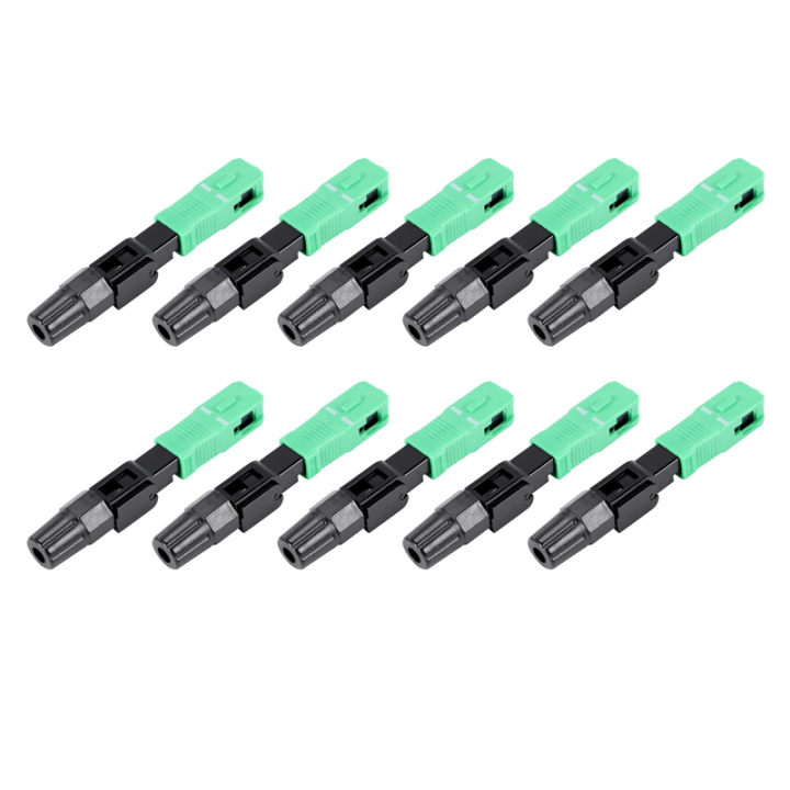 NAMUNY 10Pcs Sc/ Fiber Optic Connector Embedded Single Mode Component ...