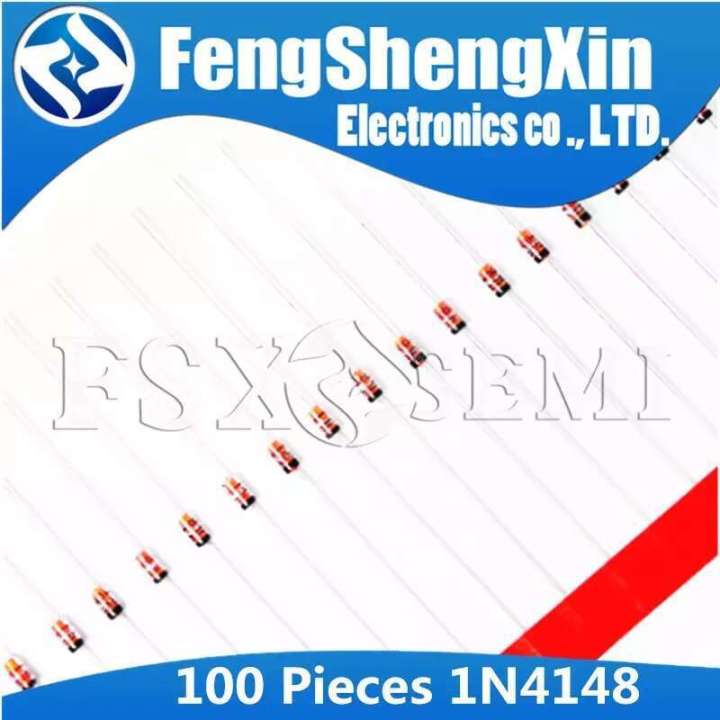 100 pieces per sheet/100g 1N4148 IN4148 DO-35 High-Speed Switching ...