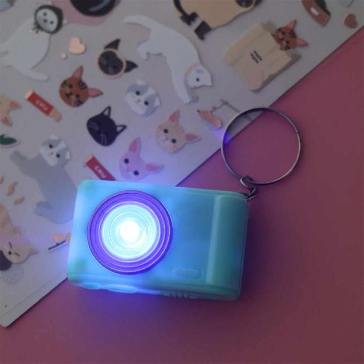 Glowing Pendant LED Camera Electric Luminous Key Chain Camera Luminous ...
