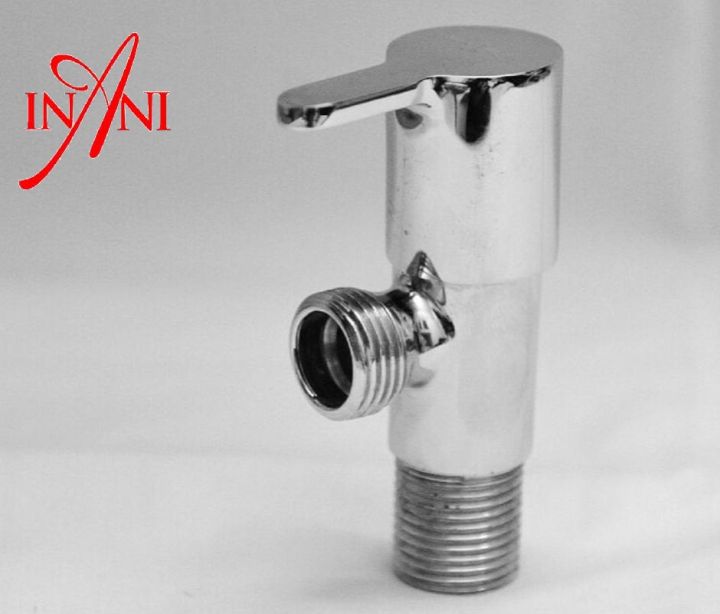 Angel Valve C.P Amul Brass Chrome Angle Valve with Wall Flange ...
