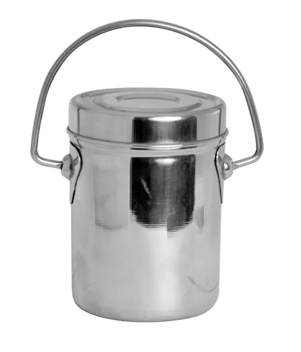 Traditional Design 1 Litre Size Stainless Steel Milk / Ghee Storage Can ...