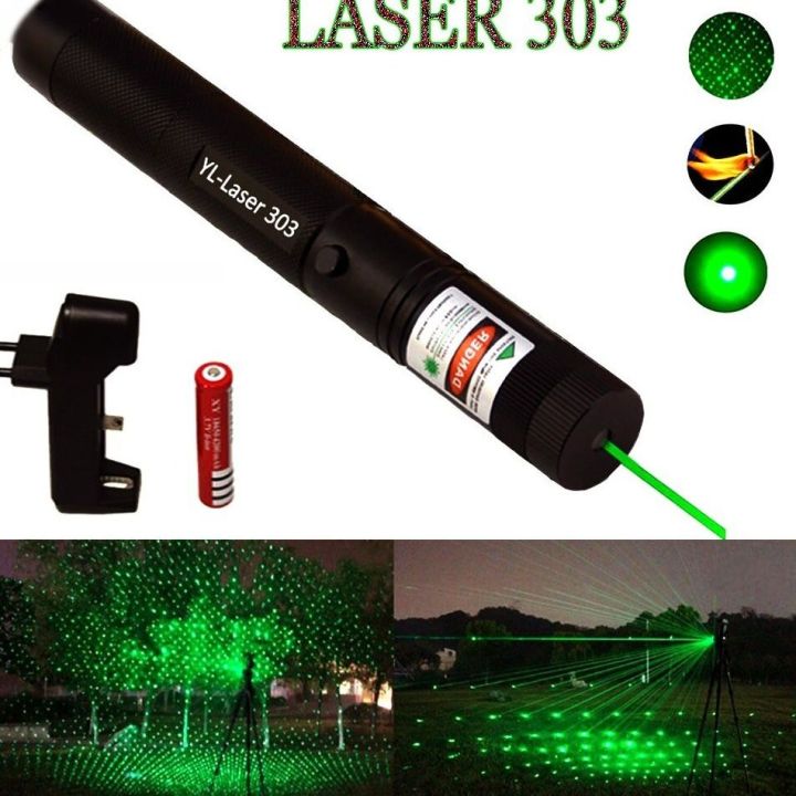 High Power 1000mW Green YL 303 Laser Pointer 532nm Lazer Pointer verde ...