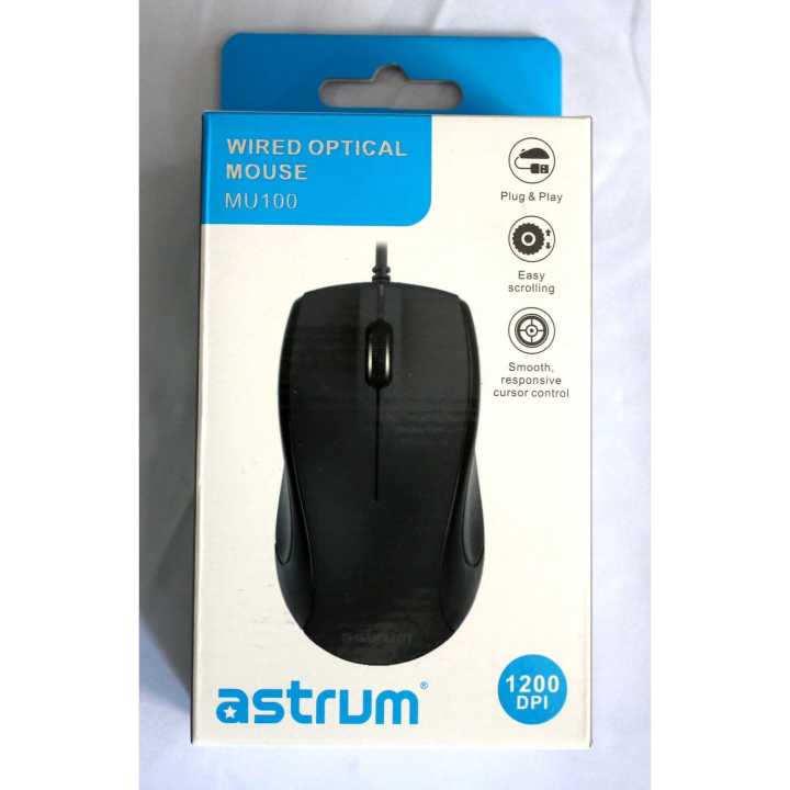 Astrum MU100 1200 DIP Wired Mouse | Daraz.com.np