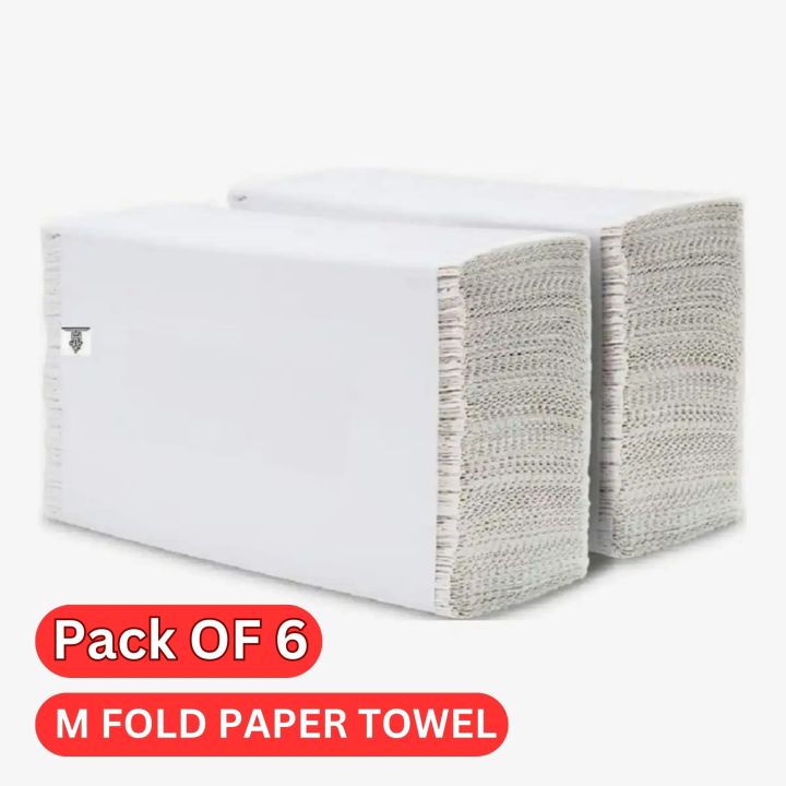 Softy M fold / M.Fold / M/FOLD Paper Tower Tissue Paper 150 Sheets-Pack ...