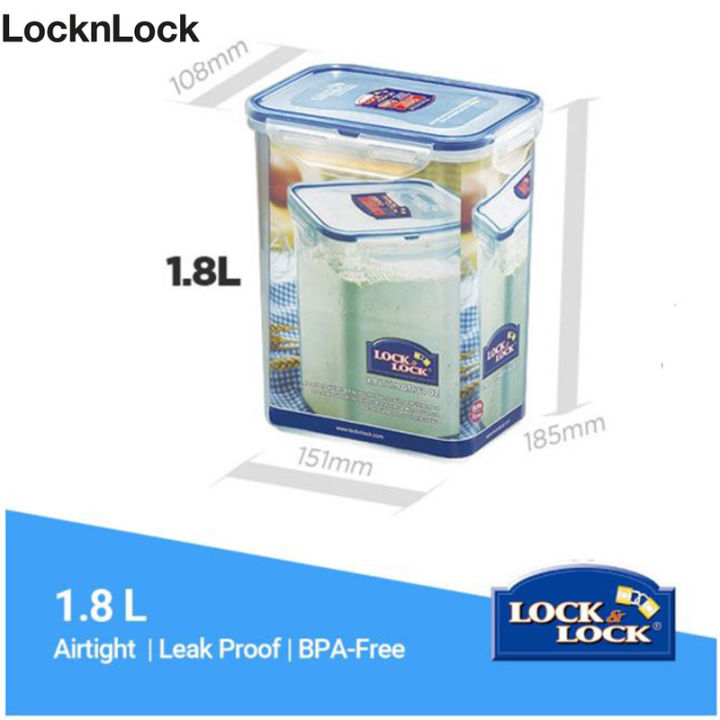 LocknLock Rectangular Airtight Tall Container 1.8L | Daraz.com.np