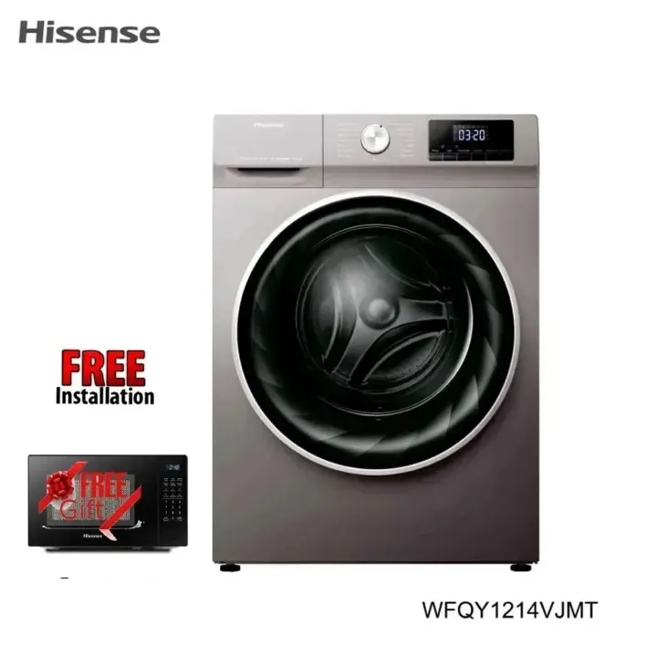 Hisense WFQY1214VJMT – 12 Kg Front Load Washing Machine Inverter 1400 ...