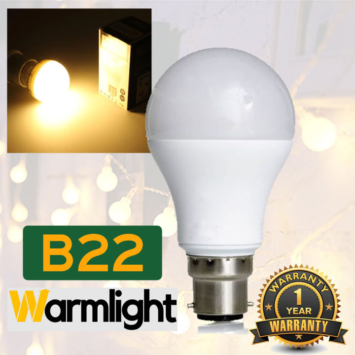 3W - Warm Light LED Bulb - Beam Angle-270 E22 3 watt - 1 Year Warranty ...