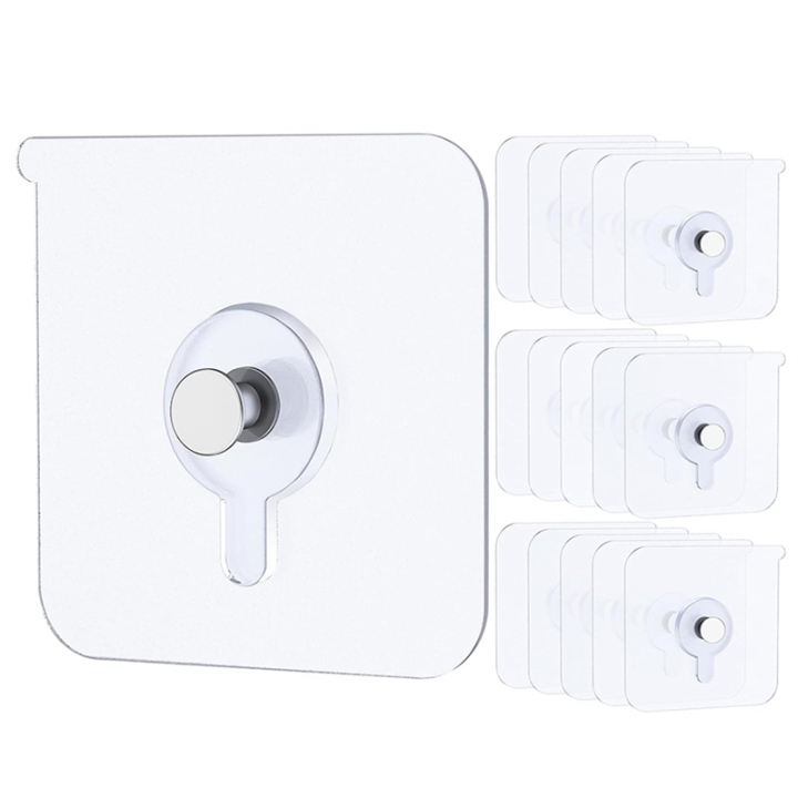 33 Lbs Load Adhesive Picture Hooks Heavy Duty Wall Hooks Without Nails ...