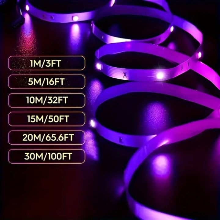 Neon LEC TV Backlight 5m 20m 10m 1 Room LED 5050 Color RGBLED Strip ...