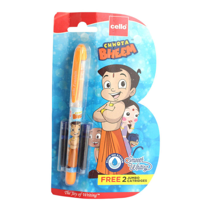 Cello Chhota Bheem Fountain Pen Set Of 4 | Daraz.com.np