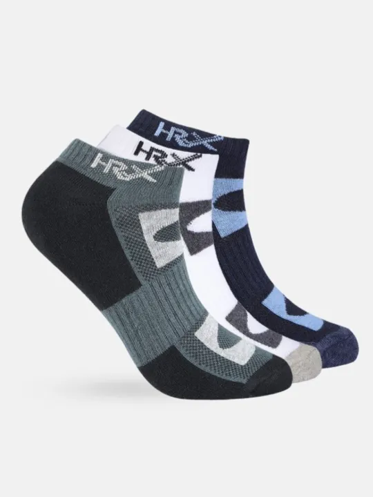 HRX by Hrithik Roshan Set of 3 Ankle Length Socks For Men | Daraz.com.np