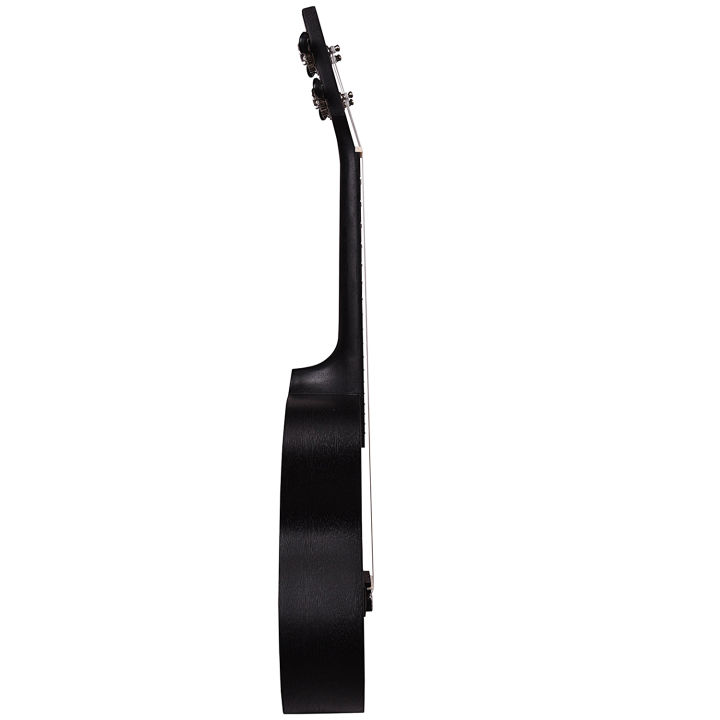 Kadence Black 23" Concert Ukulele With Strap And Bag | Black Solid ...