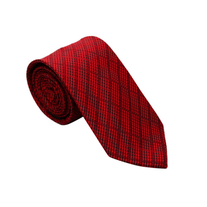 Red Rectangular Designed Tie For Men | Daraz.com.np