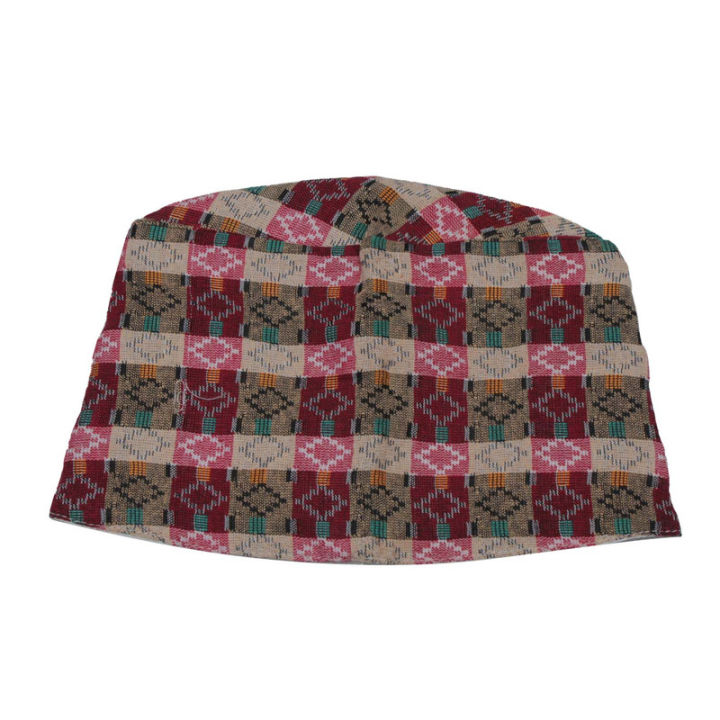 Red Nepali Dhaka Topi For Men | Daraz.com.np
