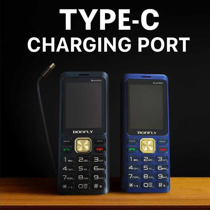 Bonfly Boom 5000 Type-C Keypad Mobile Phone | Daraz.com.np