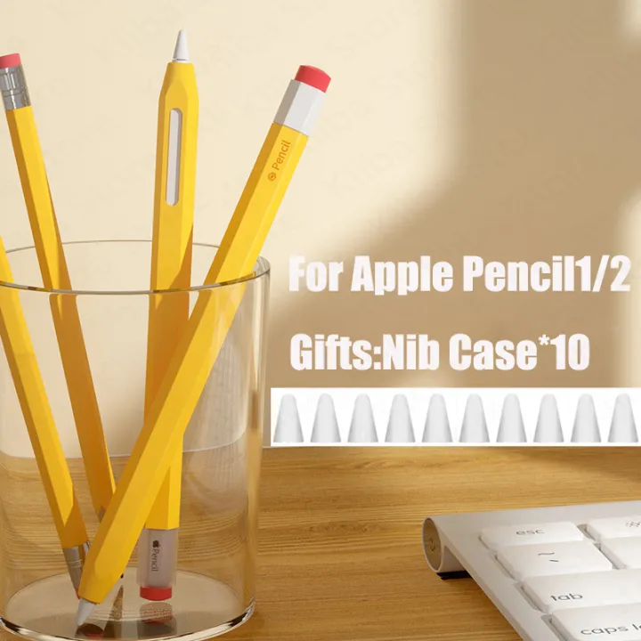 Silicone Pencil Case For Apple Pencil 2nd 1st Tablet Touch Stylus Pouch ...