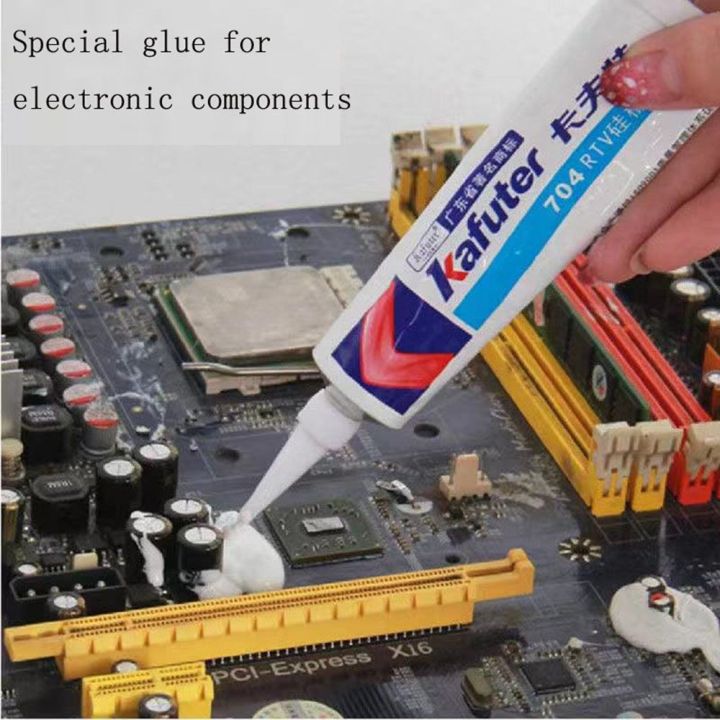 45g 705 White Glue High Temperature Resistance Transparent RTV Silicone ...