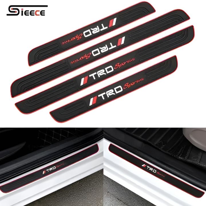 Door Sill Plate Protectors Guards Sill Scuff Cover Step Protector (TRD ...
