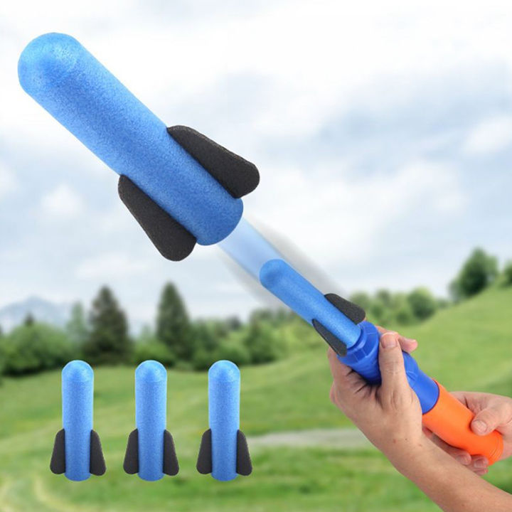 Kids Air Stomp Rocket Foot Pump Launcher Toys Sport Game Jump Stomp ...