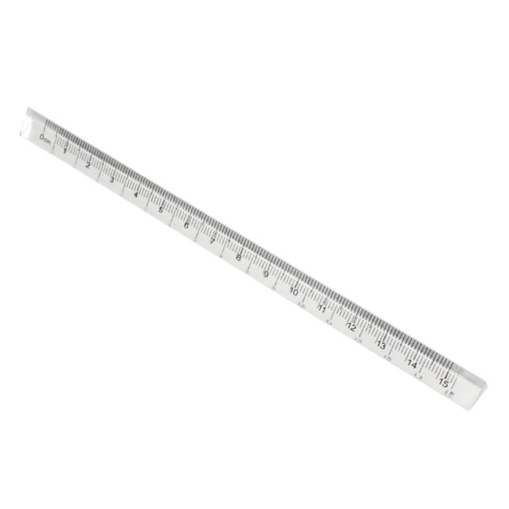 Durable Plastic Transparent Triangle Ruler Clear Scale Non-toxic Triple ...