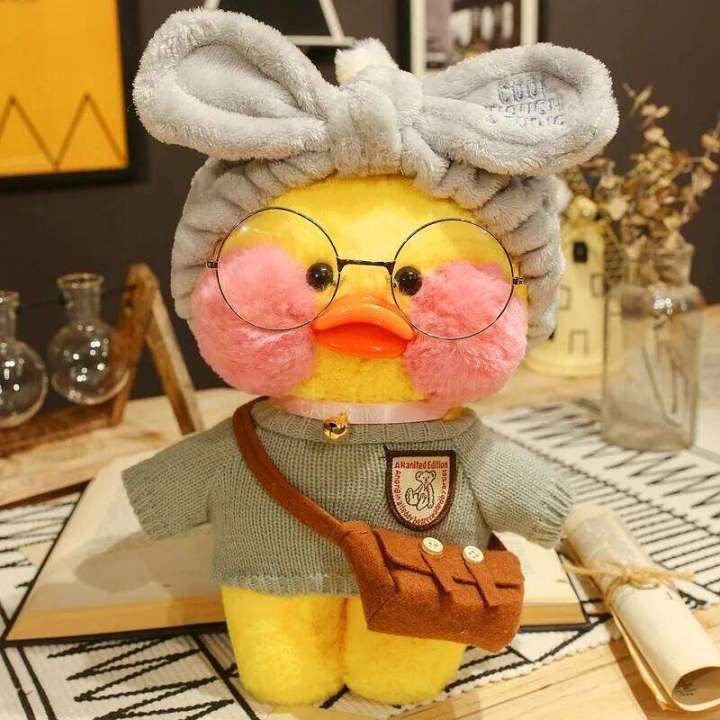 30cm Pato Plush Lalafanfan Cute Stuffed Toys yellow Hug Flifan Duck ...
