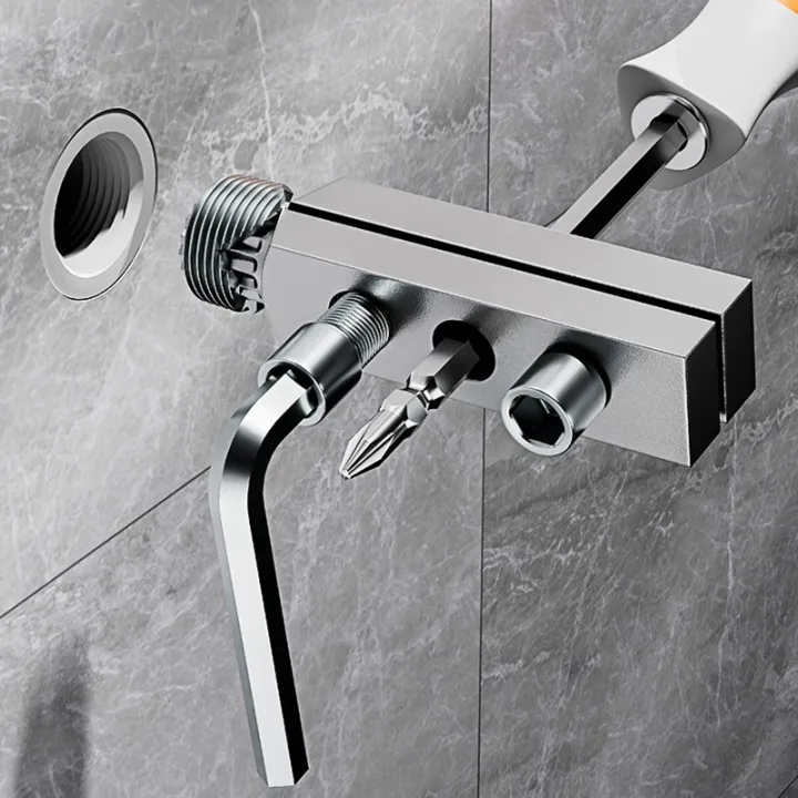 Dongzhu 1 Sets Broken Wire Extractor Threading Tools Broken Pipe Screw ...