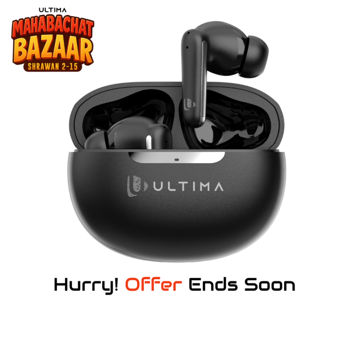 Ultima Boom 181 ANC | App Support | 45 Hrs Playback Time | Custom EQ | Hi-Fi Drivers | 45ms Low ...