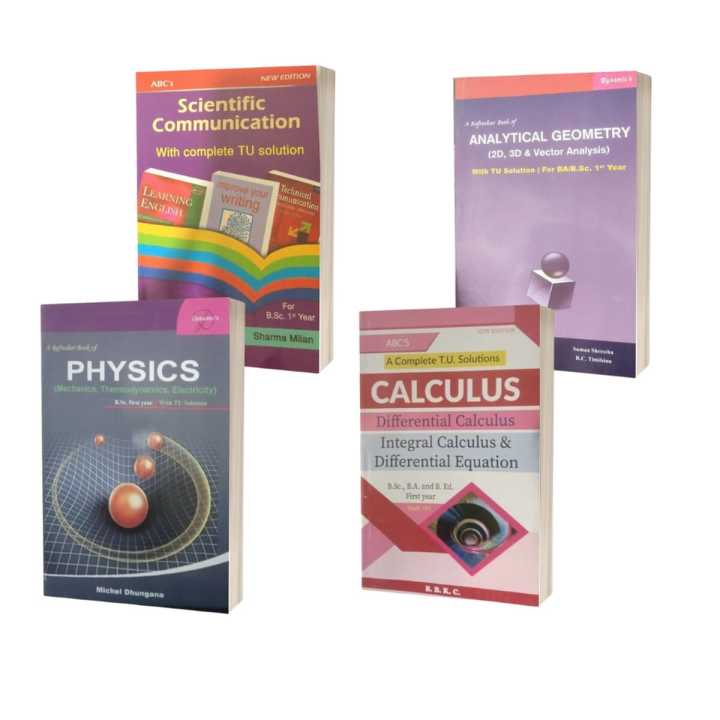 Combo Of B.Sc/B.A First Year Books | Daraz.com.np