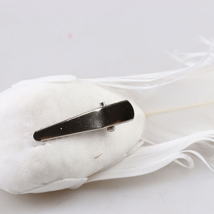 White Birds Artificial Foam Feather Doves Craft Birds Mini Decorative ...