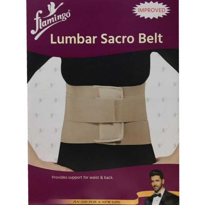 Flamingo Lumbar Sacro Belt - For Lower Back Pain, Improves Posture ...