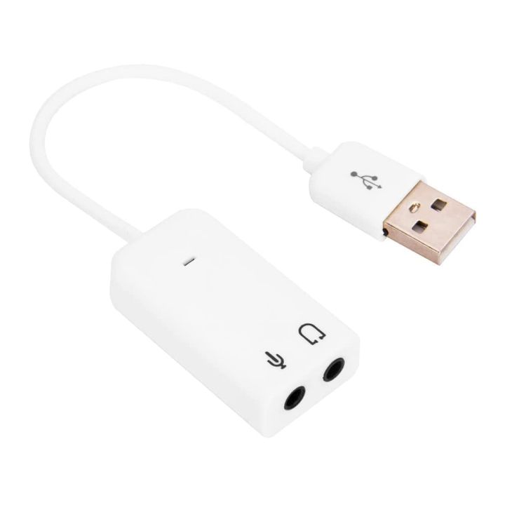 Digitara USB Sound Card Adapter 7.1 Channel, External USB Audio Sound ...