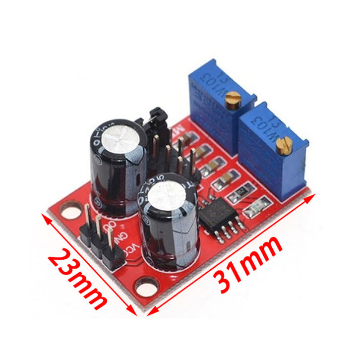 NE555 Pulse Frequency Duty Cycle Adjustable Module Square Wave 5V-12V ...