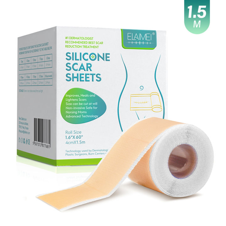 4x300cm Efficient Surgery Scar Removal Silicone Gel Sheet Therapy Patch ...