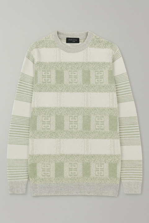 Men’s Premium Knitted Winter Sweater – White | Luxury Logo Design ...