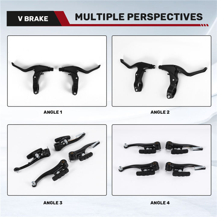 Complete Bicycle Mountain Bike Set,V Brake + Outer Cables + Lever ...