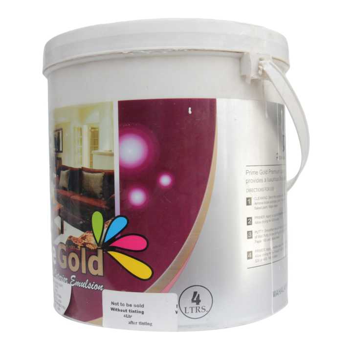 Mahalaxmi Paint PG 2 Prime Gold Premium Luxury Interior Emulsion 4L ...